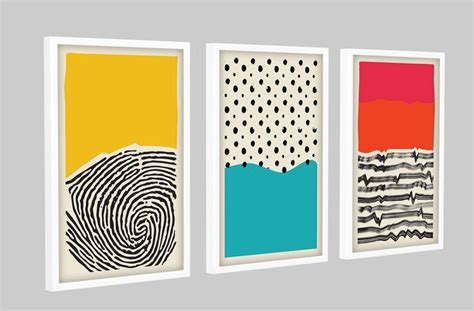 Quadros Decorativos Para Parede Quarto Sala Abstrato Cores Moderno Tendecor Quadro