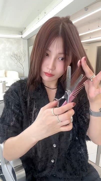 청담동미용실 헤어디자이너 셀프커트 Youtube