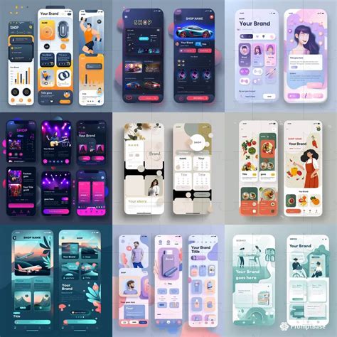 App Design Ux Ui Interface Pro Midjourney Prompt Promptbase