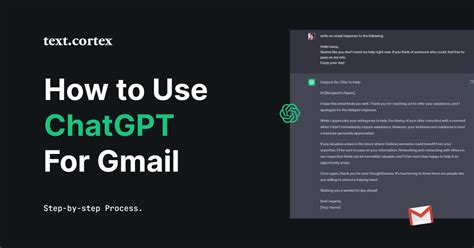 how to use chatgpt for gmail step by step process