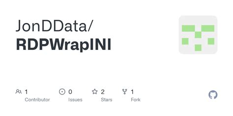 RDPWrapINI Rdpwrap Ini At Master JonDData RDPWrapINI GitHub