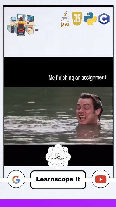 me finishing an assignment but 😱😂😂 coding programming shorts