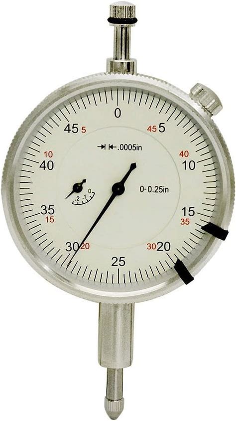 Precision 025 Dial Test Indicator Gauge 00005 Graduation Lug Back