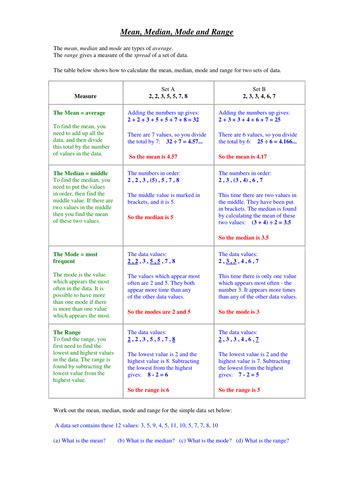 Aqa Gcse Psychology 2019 Spec Research Methods Lesson 13 Descriptive Statistics Teaching