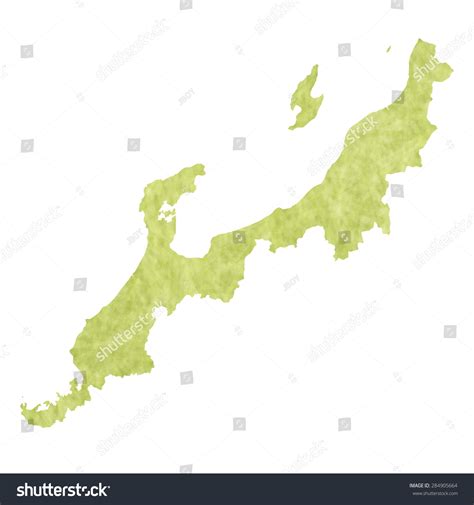 Hokuriku Map Icon Stock Vector Royalty Free 284905664 Shutterstock