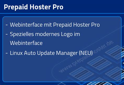 was ist prepaid hoster pro prepaid hoster faq