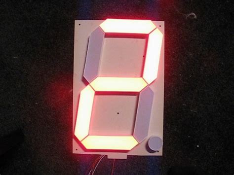 Giant Seven Segment Displays Evil Mad Scientist Laboratories