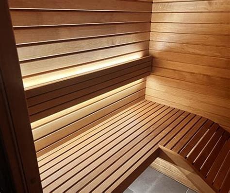 Bathology Dimmable Sauna Light Bar Custom Package Headrest And Under