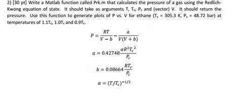 solved write a matlab function called prk m that calculates
