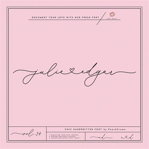 heart script font swashes font calligraphy font signature font logo