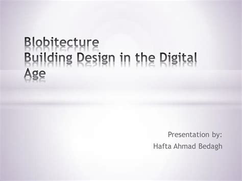 Blobitecture Pdf Interior Decorating Home And Garden