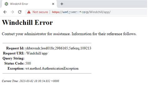 Cs387845 Login To Windchill Fails With Error Wtmethod