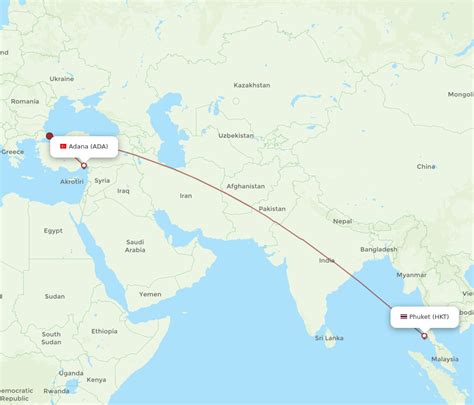 all flight routes from phuket to adana hkt to ada flight routes