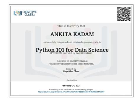 Ankita Kadam On Linkedin Ibm Python Pandas Numpy Datascience