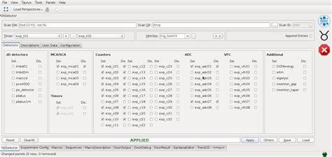 Welcome To Nxstaurusguis Documentation NXS Taurus GUI Documentation