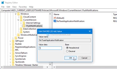 Disable Notifications From Apps And Others In Windows 1110