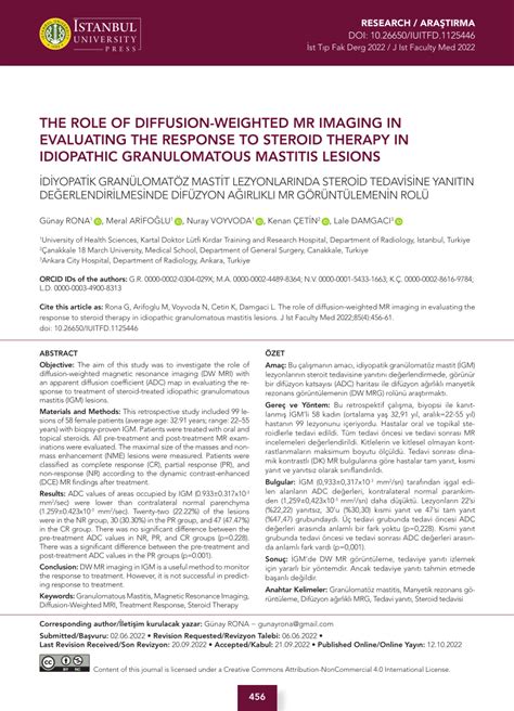 Pdf The Role Of Diffusion Weighted Mr Imaging In Evaluating The