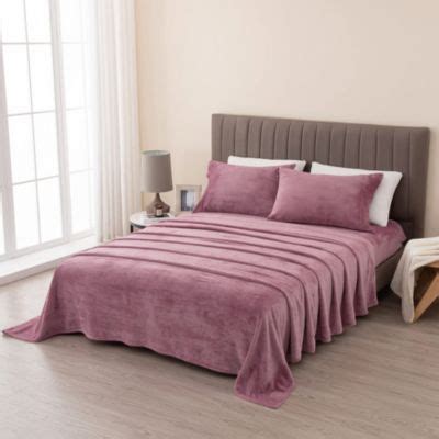 Premium Comforts Ultra Soft Velvet Plush Solid Sheet Set In 2025 Bed