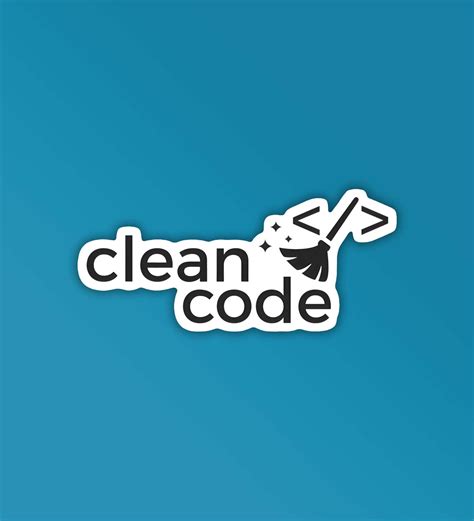 clean code programmer coding sticker peeekaboo