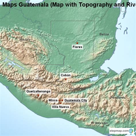 Guatemala Topography