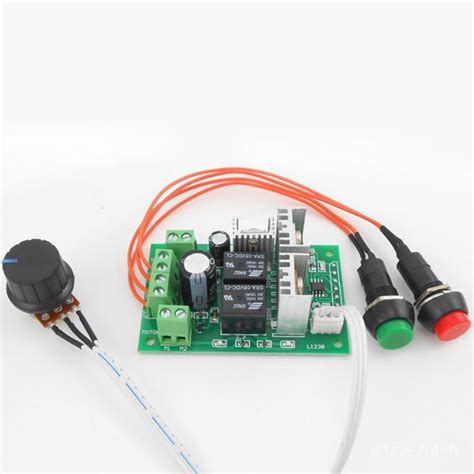 jual and6v 12v 24v 10a pwm dc motor controller forward and backward