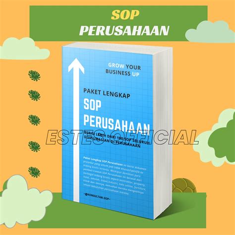 Jual SOP PERUSAHAAN Lengkap Dokumen SOP Detail Flowchart Proses Template Form Dokumen