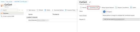 Key Vault Certificate Renewal Status Is Still In Progress Microsoft Qanda