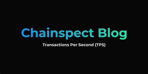Transaction Per Second Tps Rdevto
