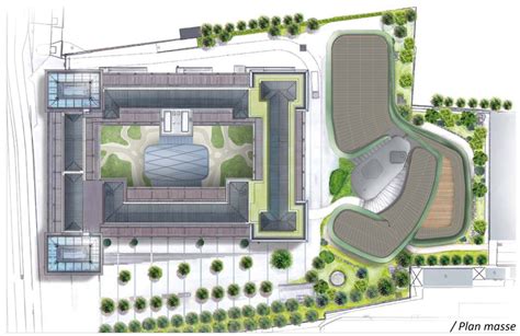 Office Amenities Building Has Dragon Like Scales