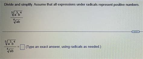 Answered Divide And Simplify Assume That All Expressions Under Kunduz