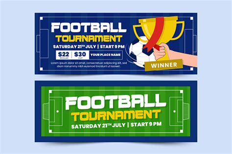 축구 토너먼트 스포츠 이벤트 배너 디자인 템플릿 간단하고 우아한 디자인 Championship에 대한 스톡 벡터 아트 및 기타 이미지 Championship