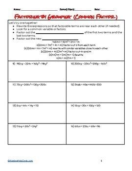 Unit Polynomials And Factoring Emerging Factoring By Grouping EasyEdit