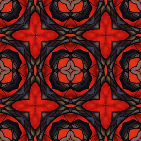 Premium Photo Seamless Tileable Abstract Pattern With Symmetrical