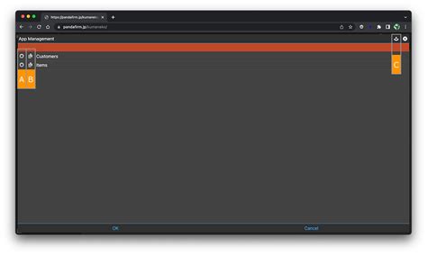 アプリを並び替える Kumaneko Docs