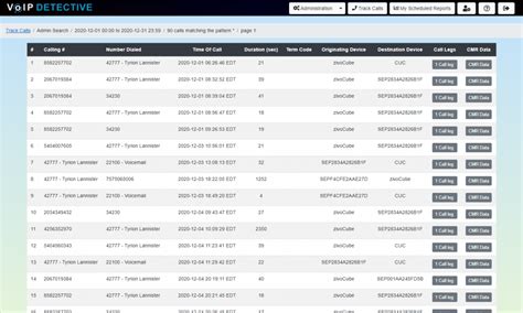 Reports For Cisco CallManager CUCM VoIP Detective Reports For Cisco CallManager CUCM VoIP Detective