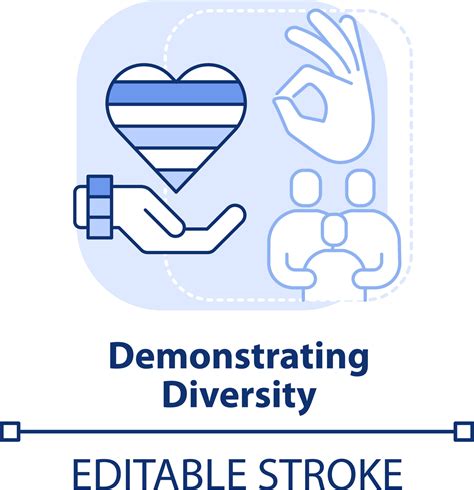 Demonstrating Diversity Light Blue Concept Icon Benefit Of Same Sex