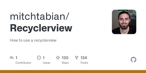 Github Mitchtabian Recyclerview How To Use A Recyclerview