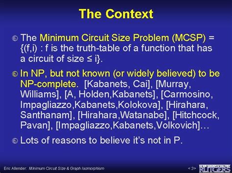 minimum circuit size graph isomorphism and related problems