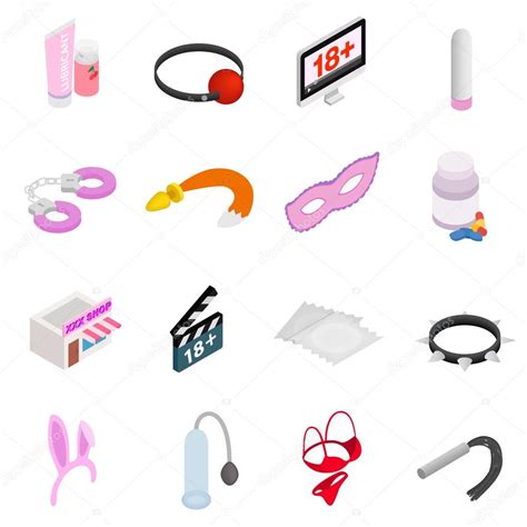 Ícones do sexo estilo 3d isométrico Vetor de Stock juliarstudio 100087890