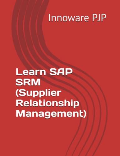 Learn Sap Srm Supplier Relationship Management By Innoware Pjp
