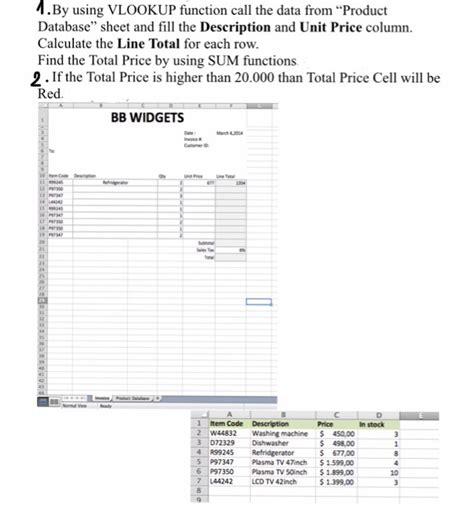 Solved By Using VLOOKUP Function Call The Data From Chegg
