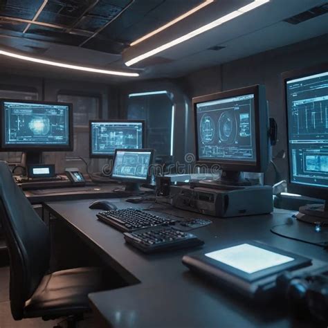 Modern High Tech Robotic Arm Picking Up And Moving A Microchip Stock Illustration Illustration