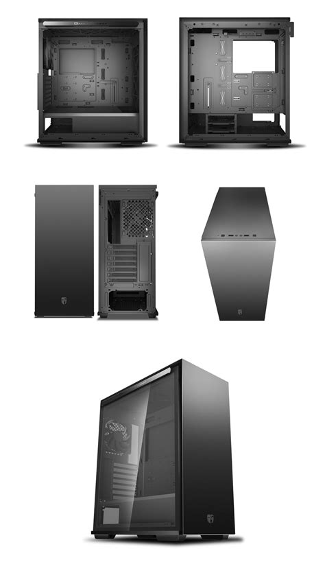Buy Deepcool Macube 310 Tempered Glass Case Black [gs Atx Macube310 Bkg0p] Pc Case Gear Australia