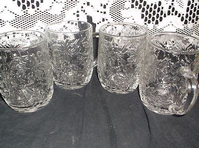 Princess House Crystal Mugs Fantasia Pattern Ebay