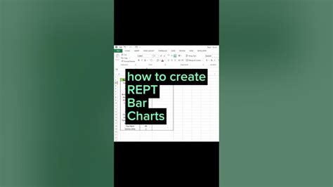 Mastering Rept Bar Charts A Step By Step Tutorial Excelshorts Exceltech Youtube