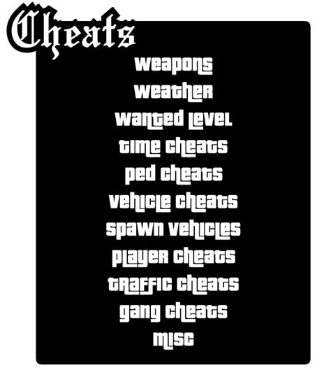 GTA San Andreas Mod Menu Updated 2025 GTA Cache