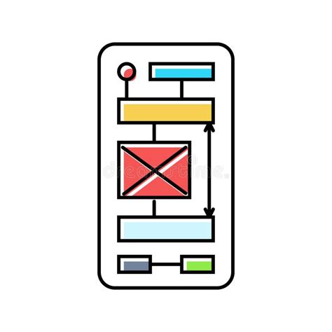 White Space Ux Ui Design Color Icon Vector Illustration Stock Illustration Illustration Of