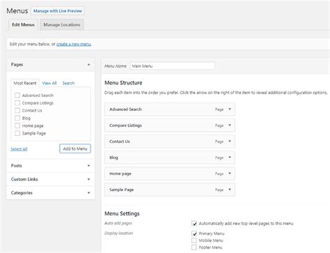 Menu Settings Key Real Estate ResourcesKey Real Estate Resources