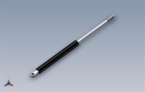 气体阻尼器 solidworks 2014 模型图纸免费下载 懒石网