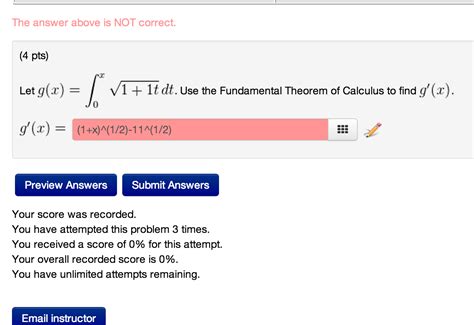 solved let g x dt use the fundamental theorem of